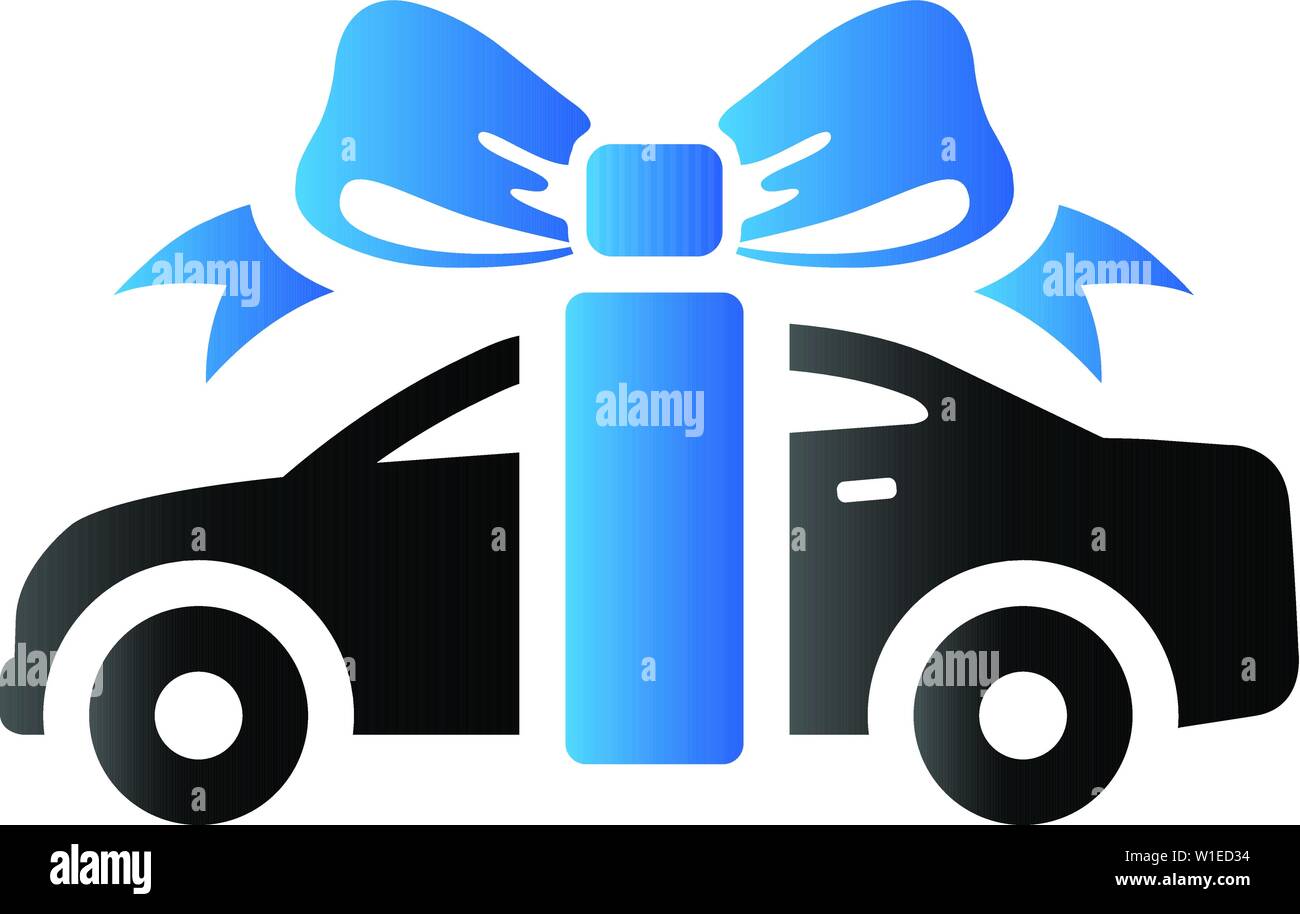 Car prize icon in duo tone color. Prize gift present Stock Vector Image ...