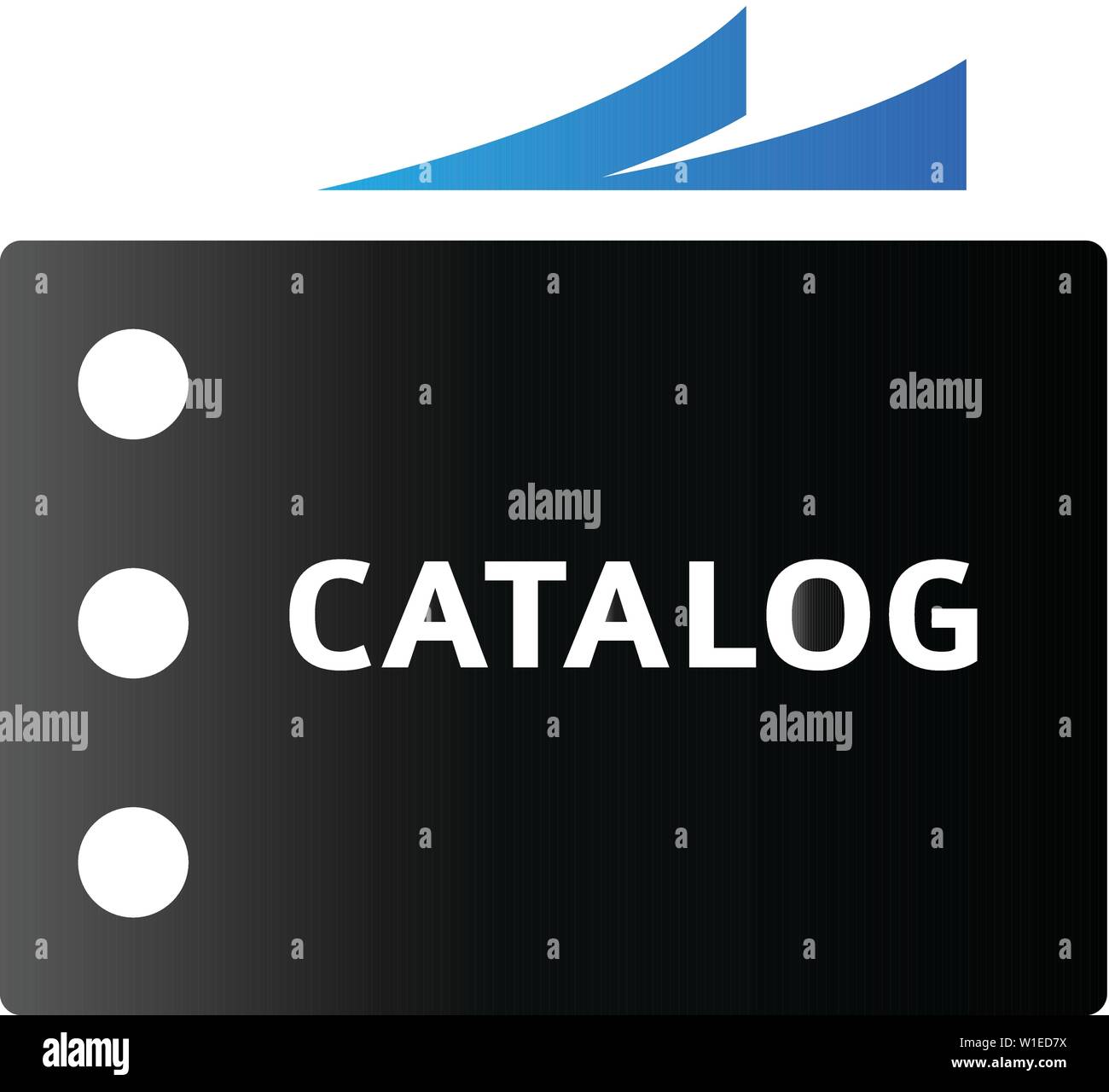 Black blue two tone Cut Out Stock Images & Pictures - Alamy