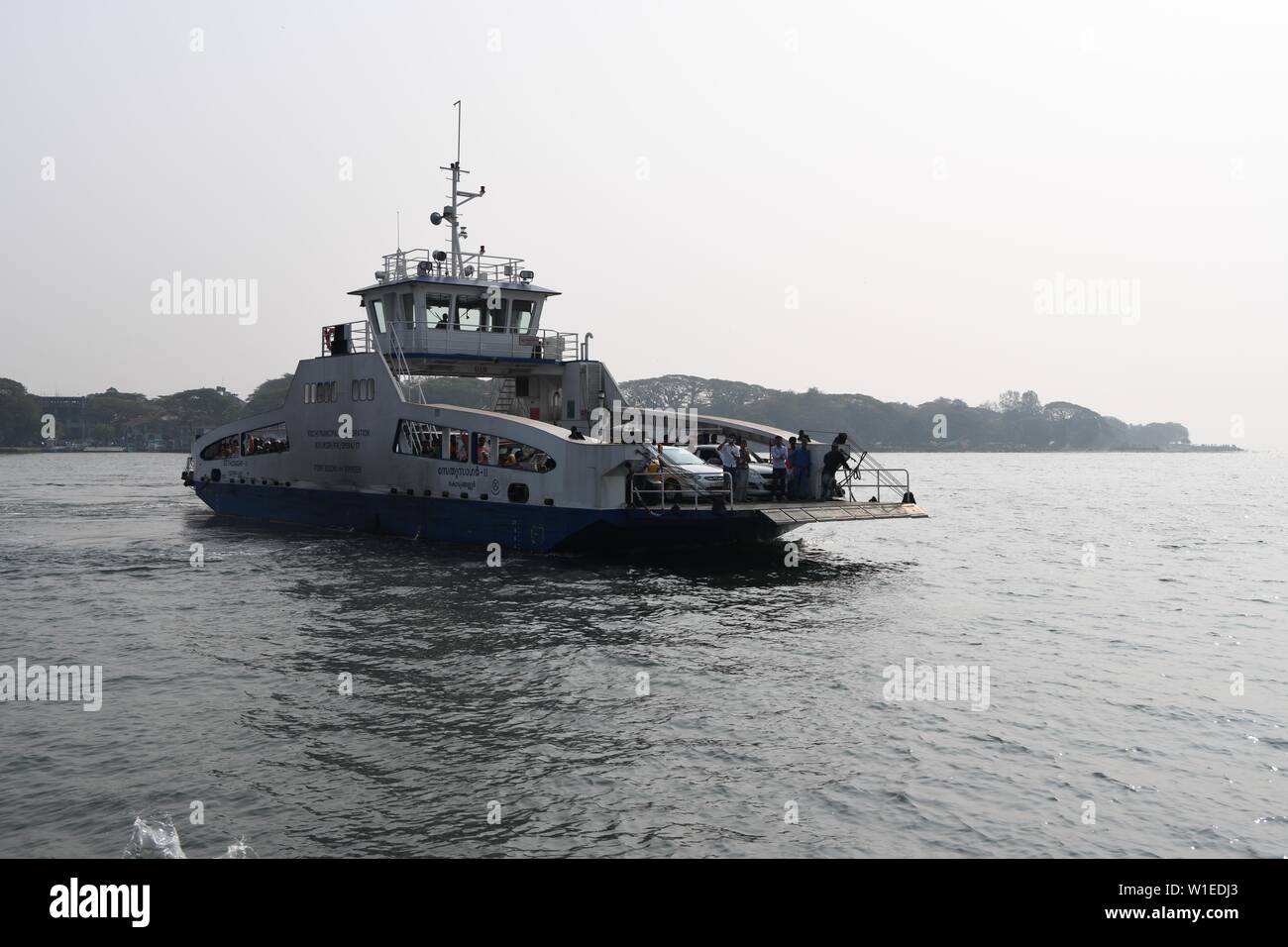 Fort Kochi to Vypin Ferry, India Stock Photo - Alamy