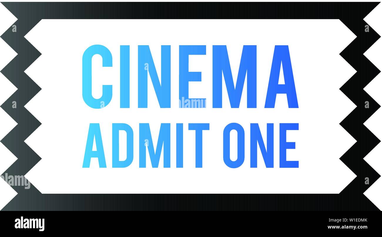 Cinema ticket icon in duo tone color. Movie entertainment show Stock ...