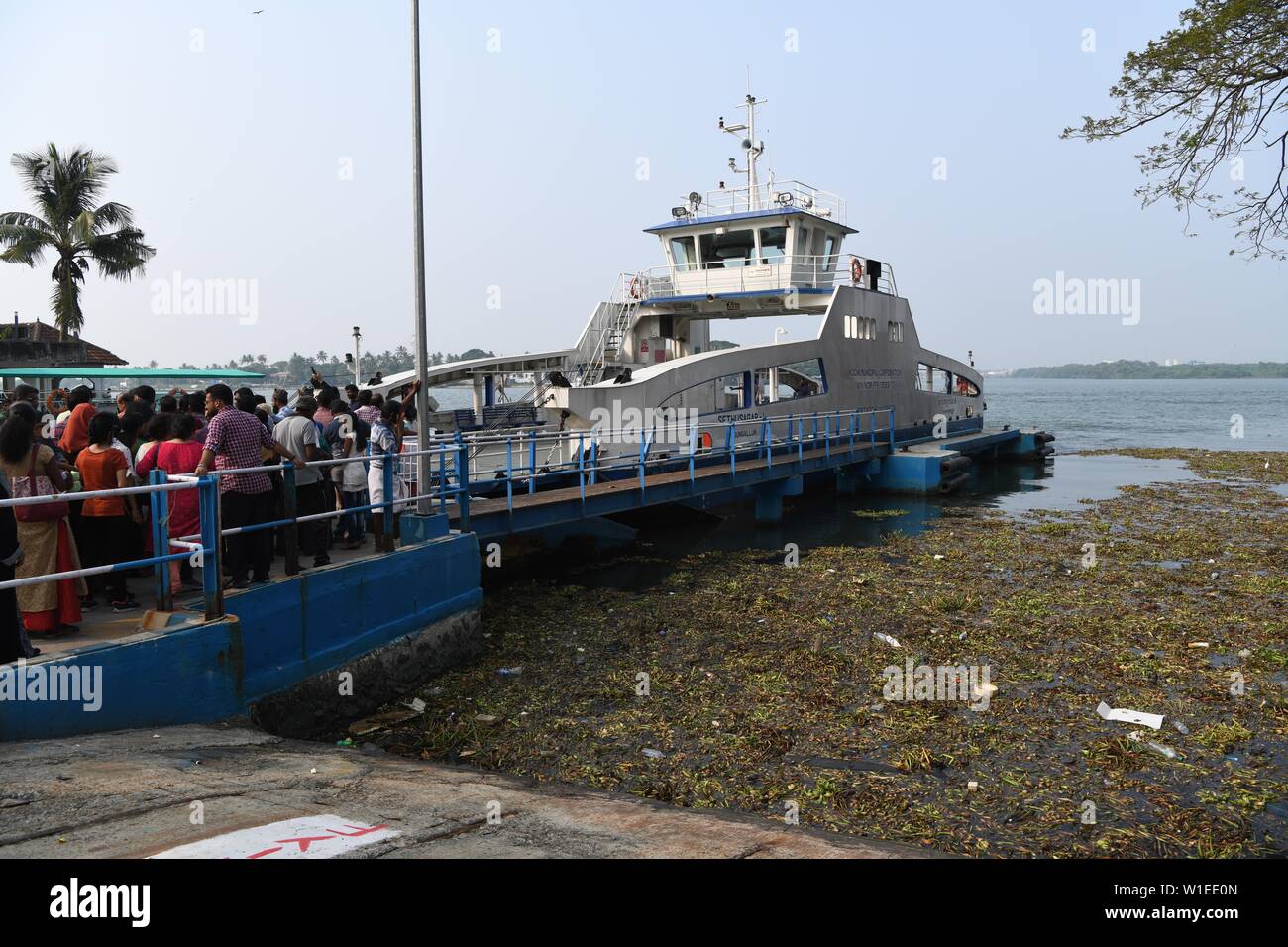 Fort Kochi Ferry Terminal, India Stock Photo - Alamy