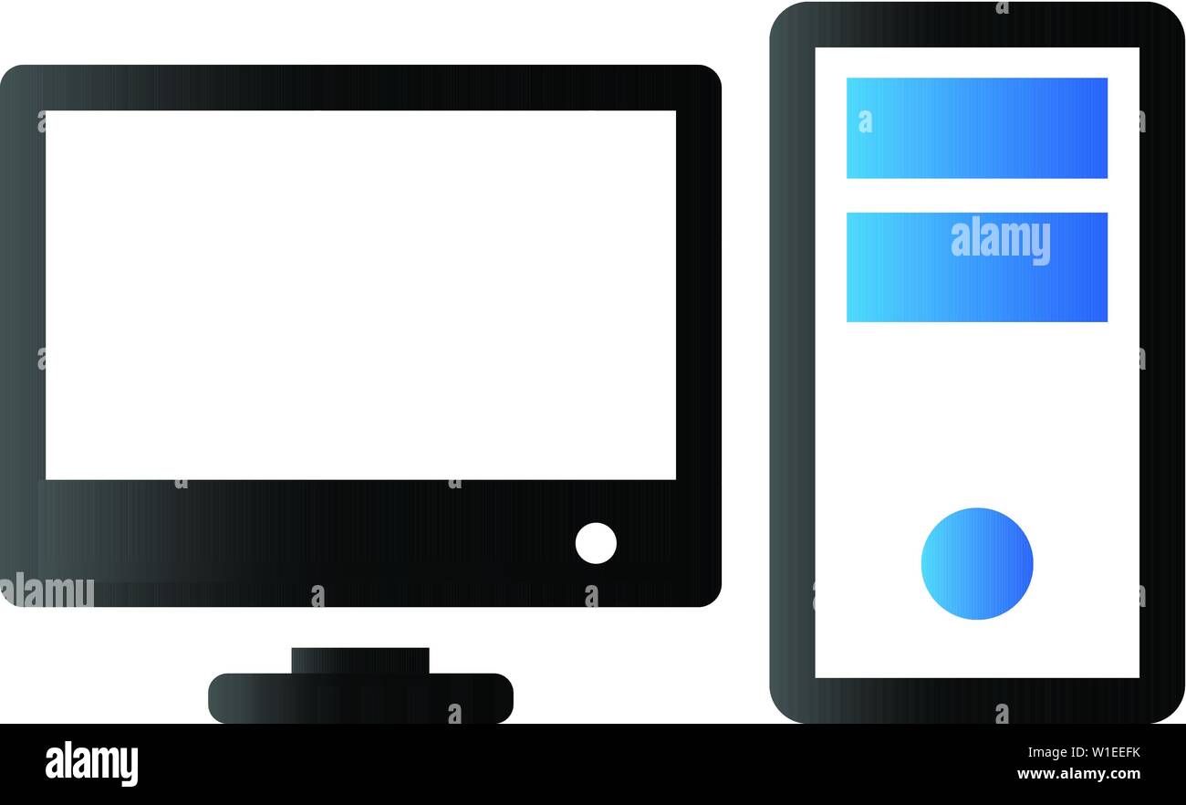 Computer duo tone hi-res stock photography and images - Alamy