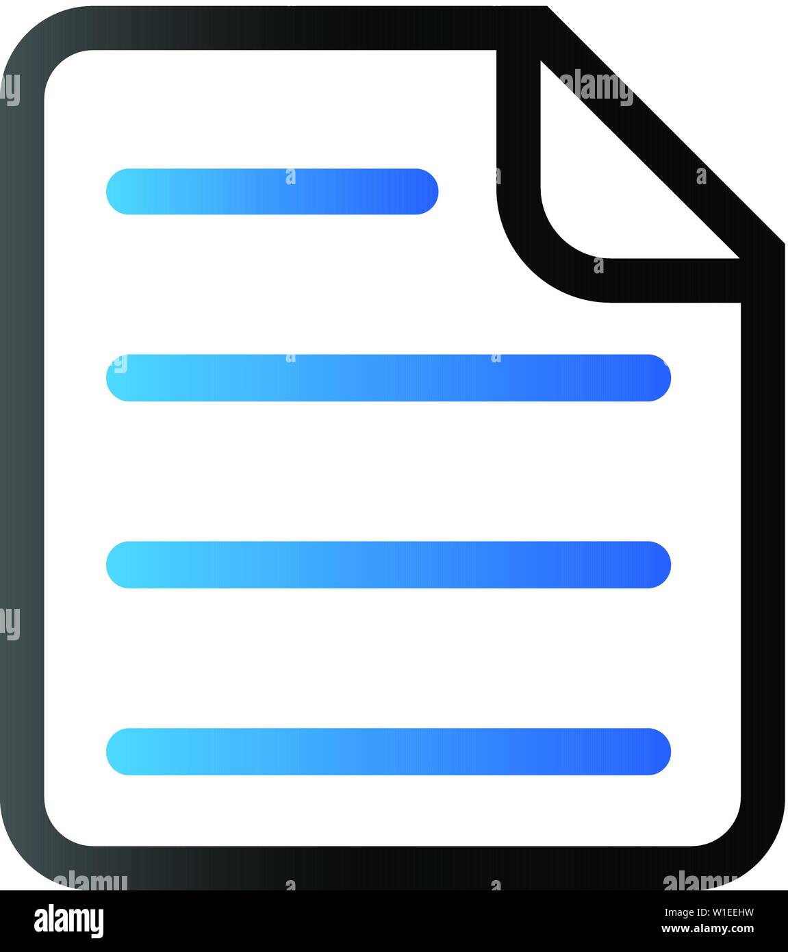 Text file format icon in duo tone color. Office report presentation ...
