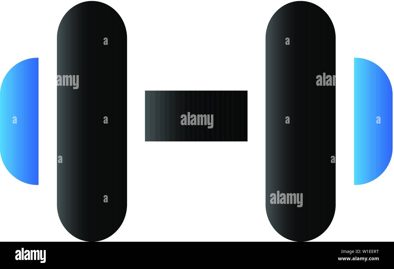 Dumbbell icon in duo tone color. Sport gym weight lifting Stock Vector ...