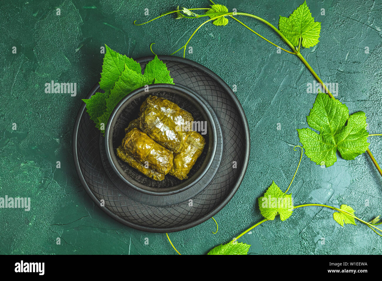 Traditional Middle Eastern dolma or tolma or sarma. Latin American ...