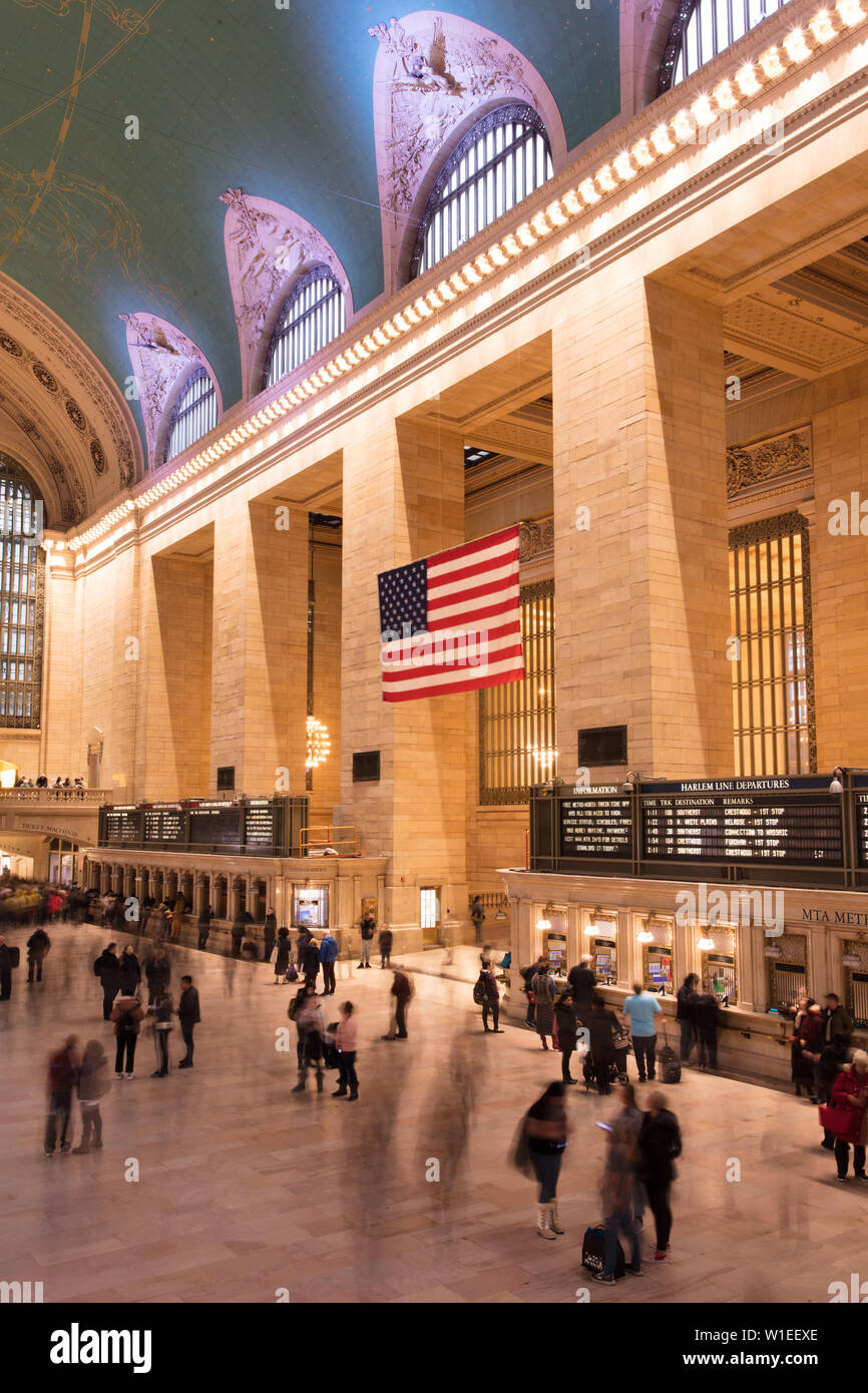 Main concourse at Grand Central Station, New York City, New York ...