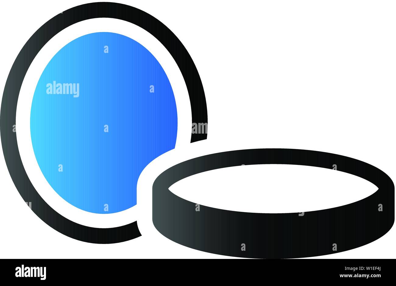 Camera filter icon in duo tone color. Photography equipment instrument ...