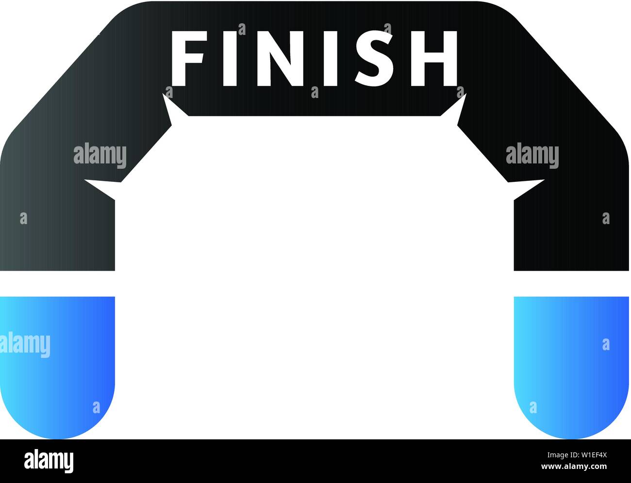 Marathon finished Stock Vector Images - Alamy