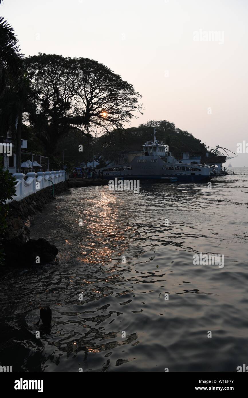 Fort Kochi to Vypin Ferry, India Stock Photo - Alamy