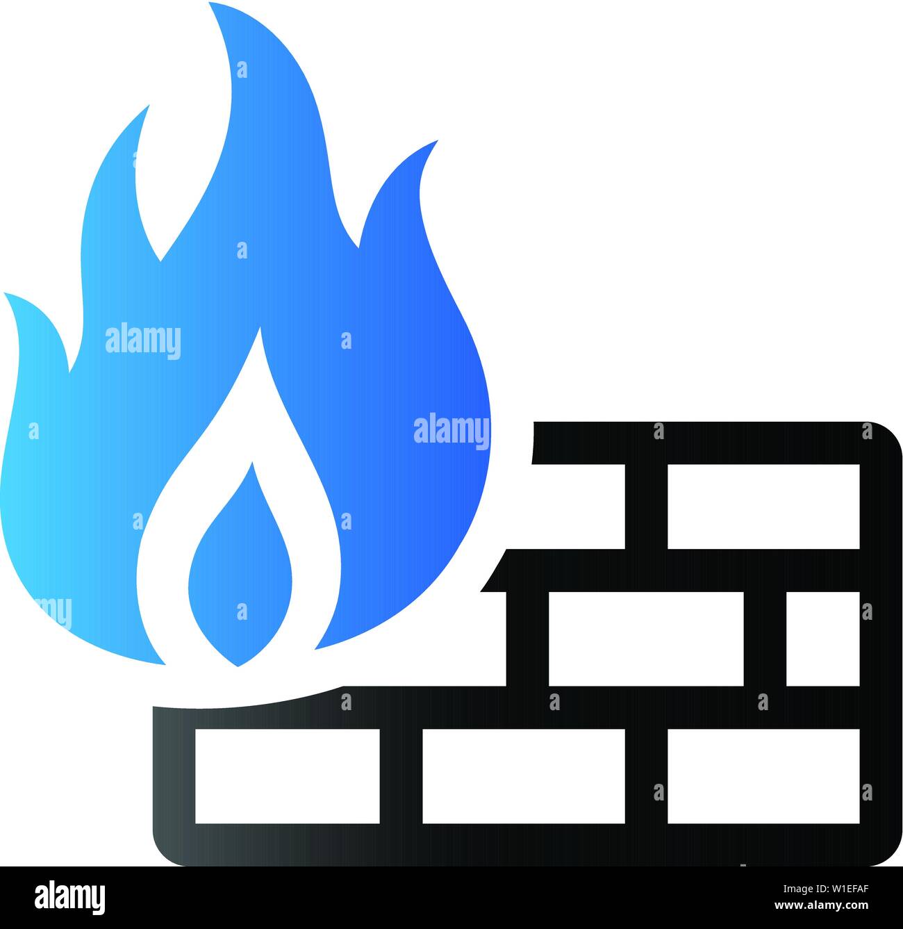 Computer Firewall Icon