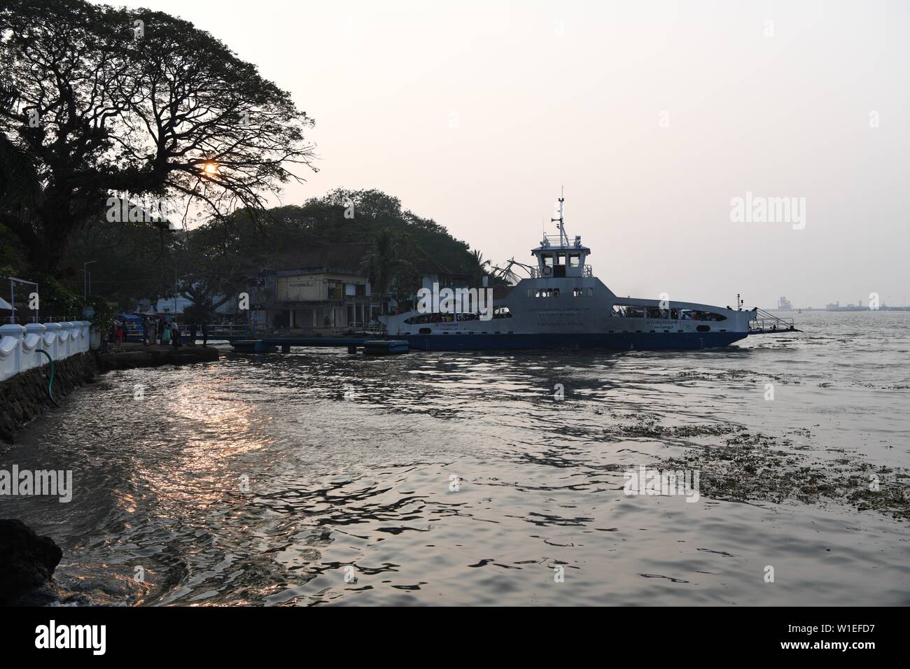 Fort Kochi to Vypin Ferry, India Stock Photo - Alamy