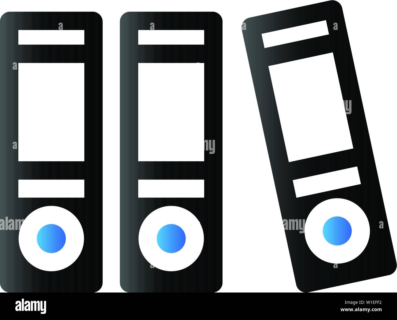 Office folder icon in duo tone color. File document arrange rack Stock ...
