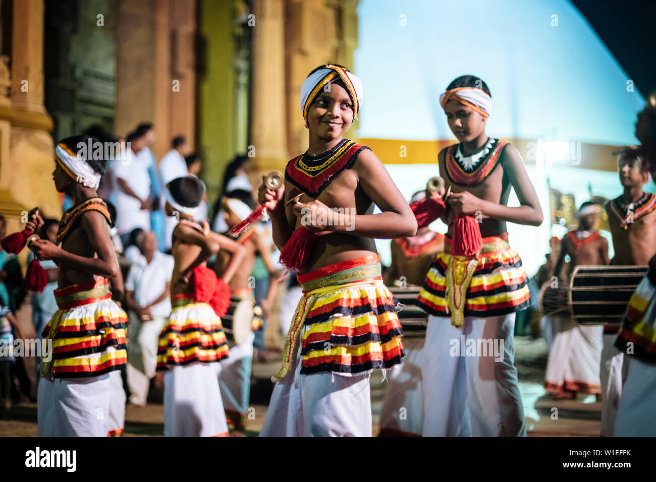 Duruthu Perahera Full Moon Celebrations at Kelaniya Raja Maha Vihara Buddhist Temple, Colombo ...