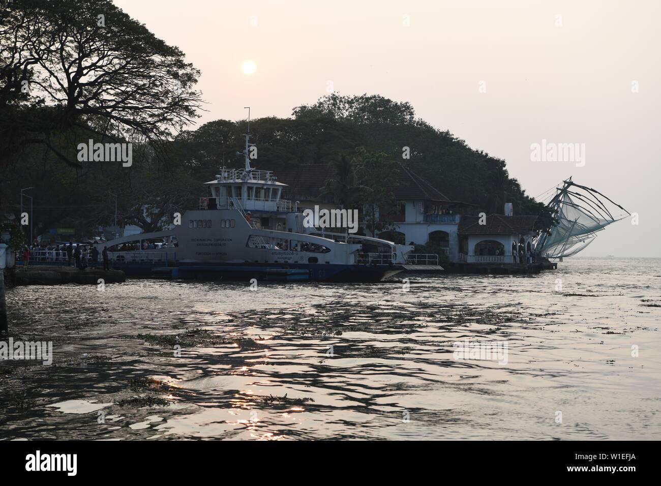 Fort Kochi to Vypin Ferry, India Stock Photo - Alamy
