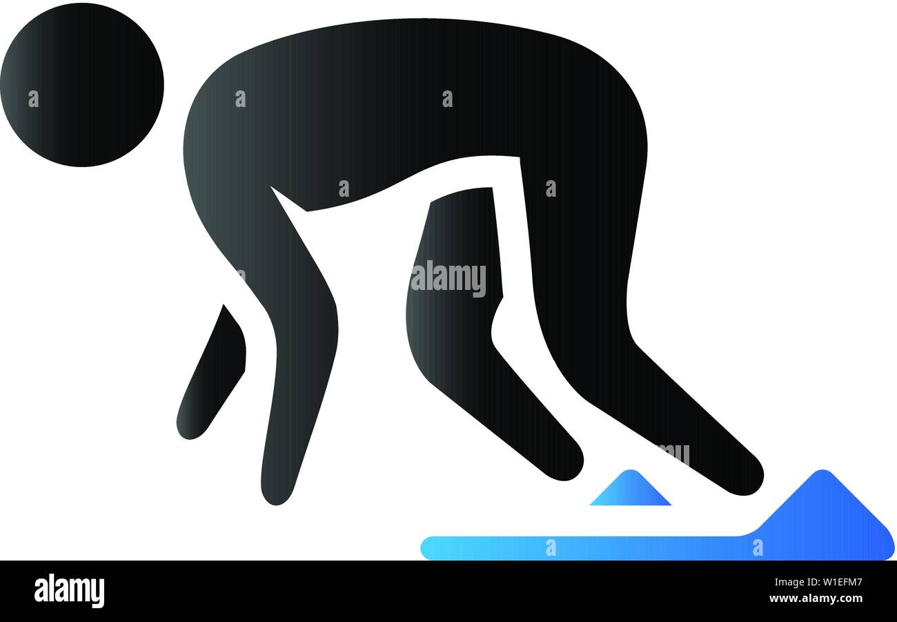 Sprinter starting race Stock Vector Images - Alamy