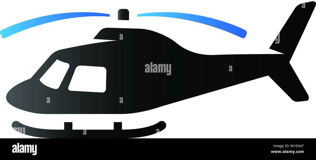 Helicopter icon in duo tone color. Transportation air aviation Stock ...