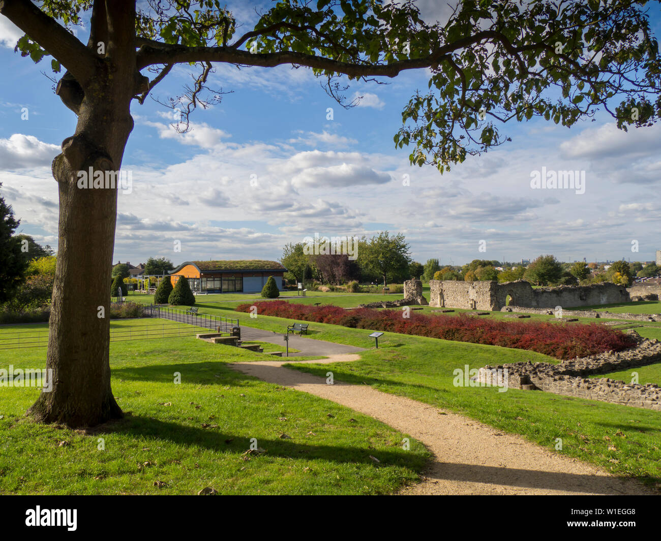 Lesnes Abbey, Abbey Woods, East London, London, England, United Kingdom ...