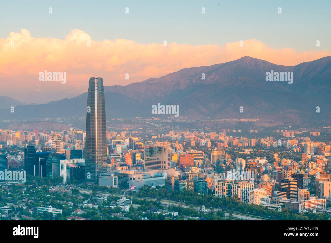 Cerro san cristóbal santiago chile hi-res stock photography and images ...