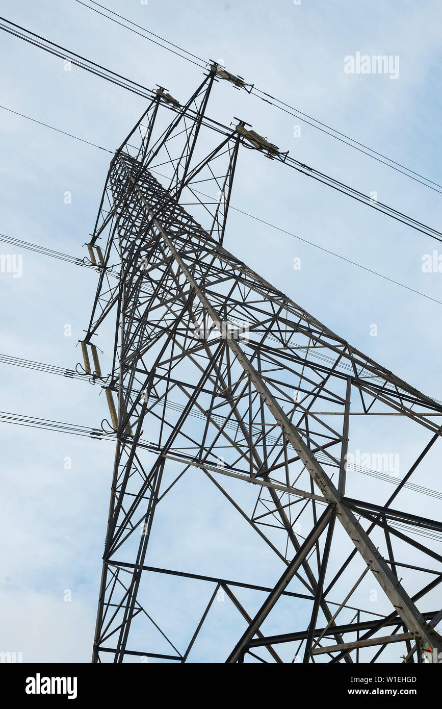 Electricity pylon part national grid hi-res stock photography and ...