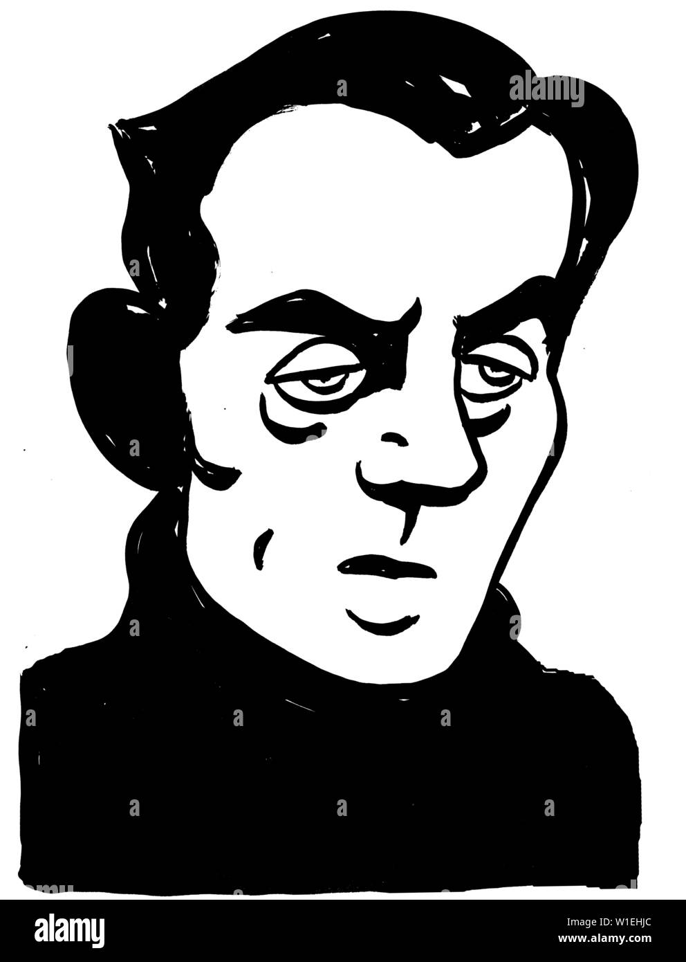 French novelist Louis-Ferdinand Celine portrait Stock Photo - Alamy