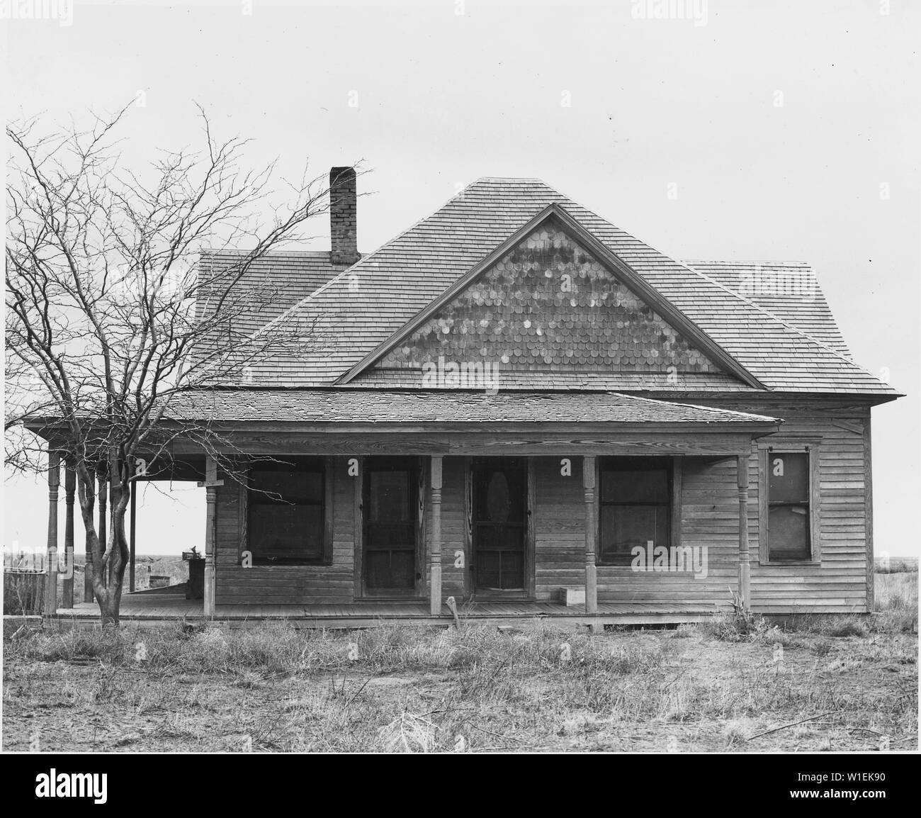 Haskell County, Kansas. A view of another very run-down farm. The ...