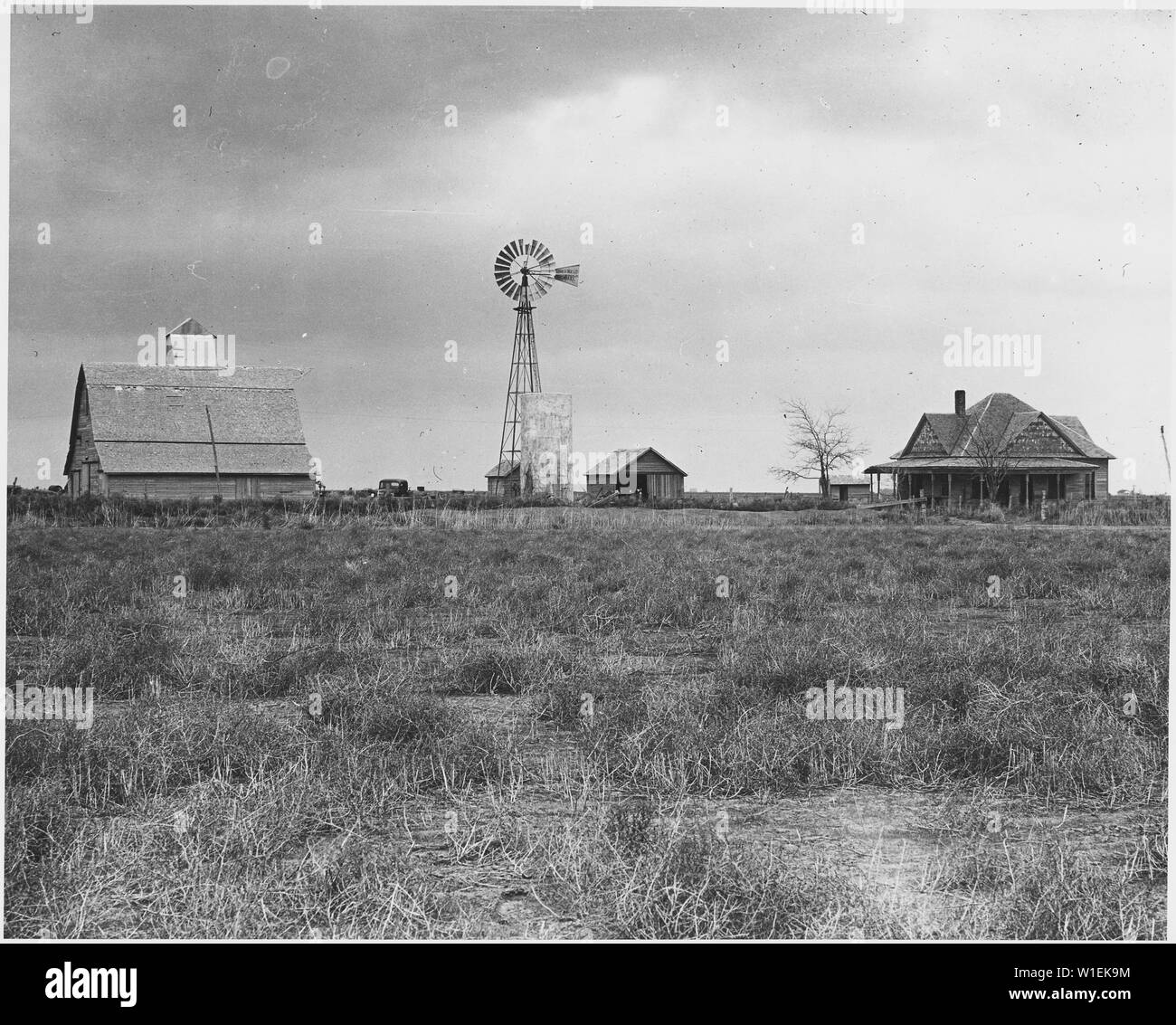 Haskell County, Kansas. A view of another very run-down farm. The ...