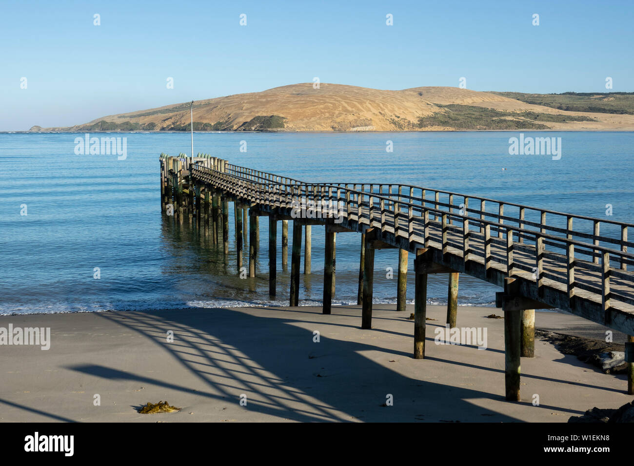 Omapere Wharf on the Hokianga, Omapere, Northland, North Island, New ...