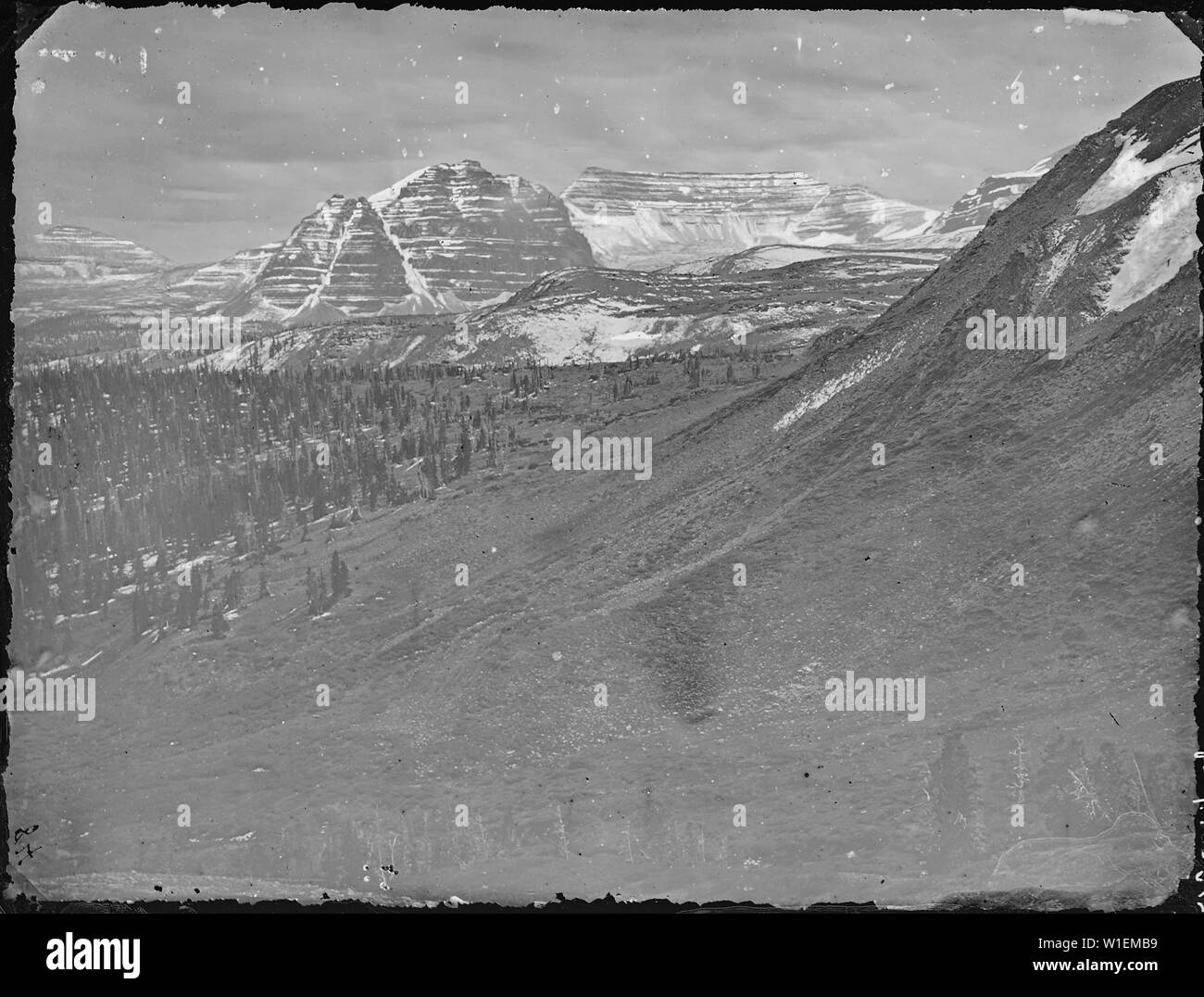 Hayden's Cathedral, Uinta Mountains. Summit County, Utah Stock Photo ...