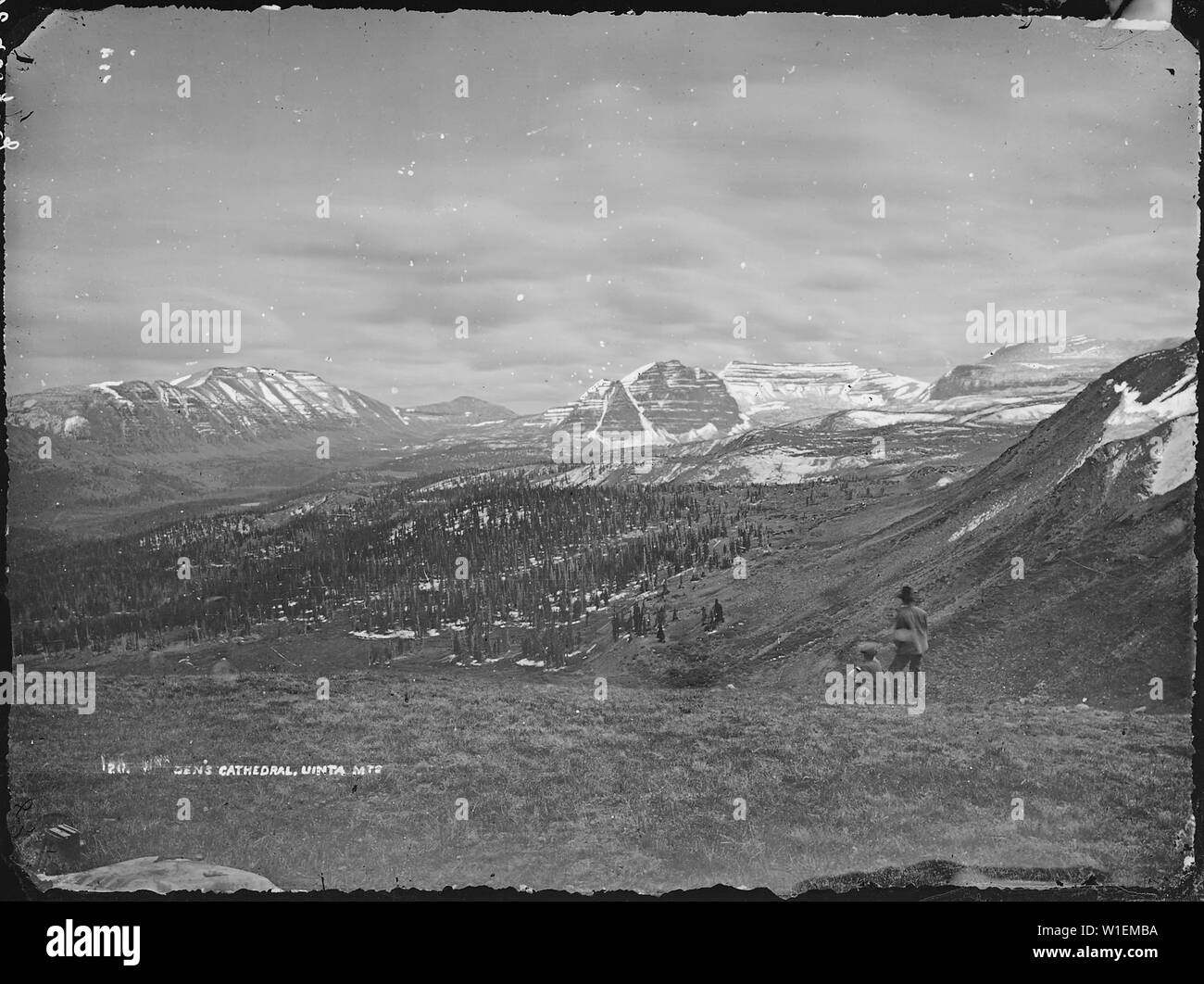 Hayden's Cathedral, Uinta Mountains. Summit County, Utah Stock Photo ...