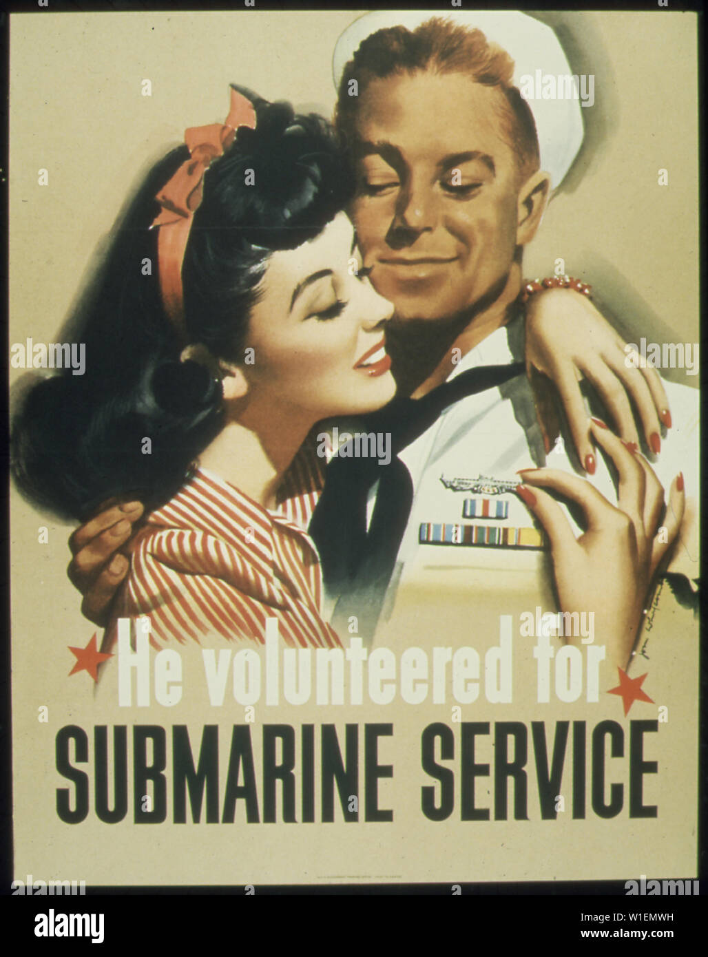 He Volunteered for Submarines Service Stock Photo - Alamy