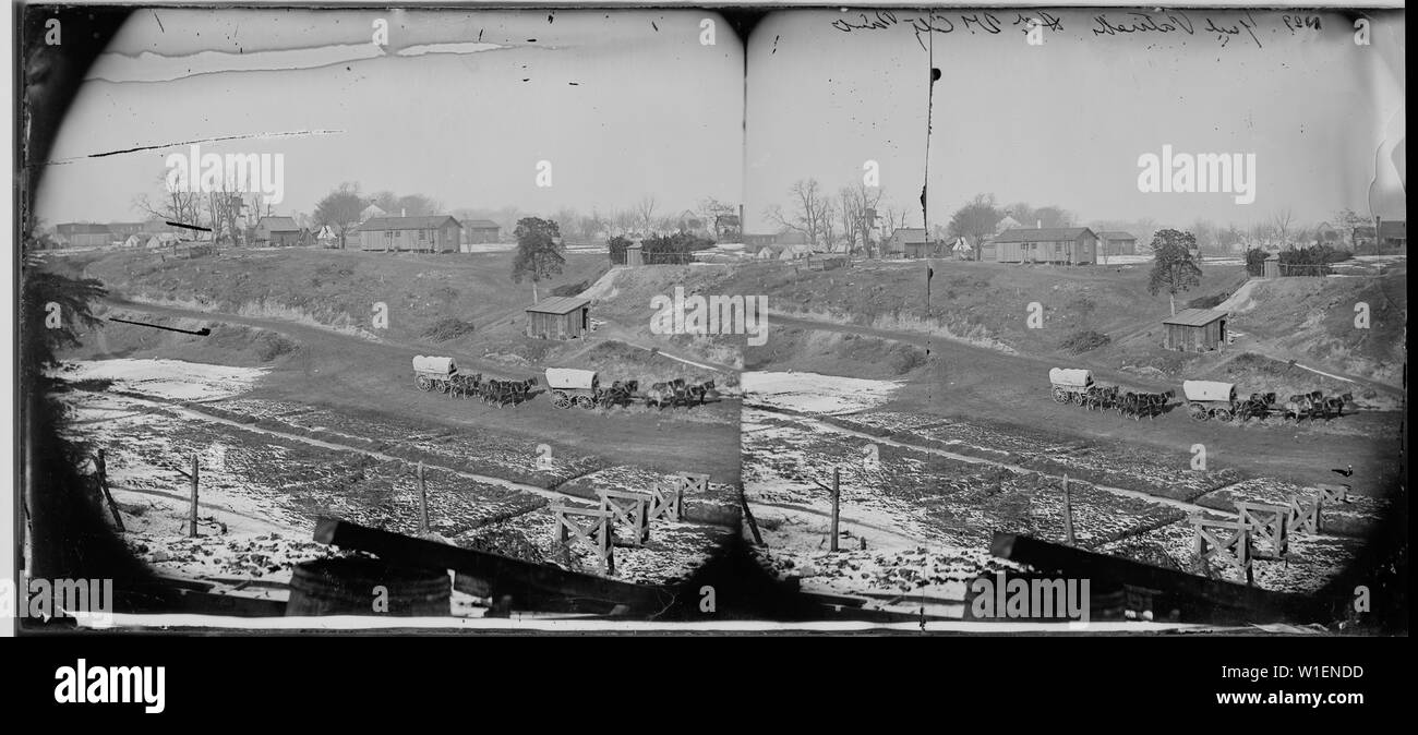 Headquarters of General Patrick, City Point, Va Stock Photo - Alamy