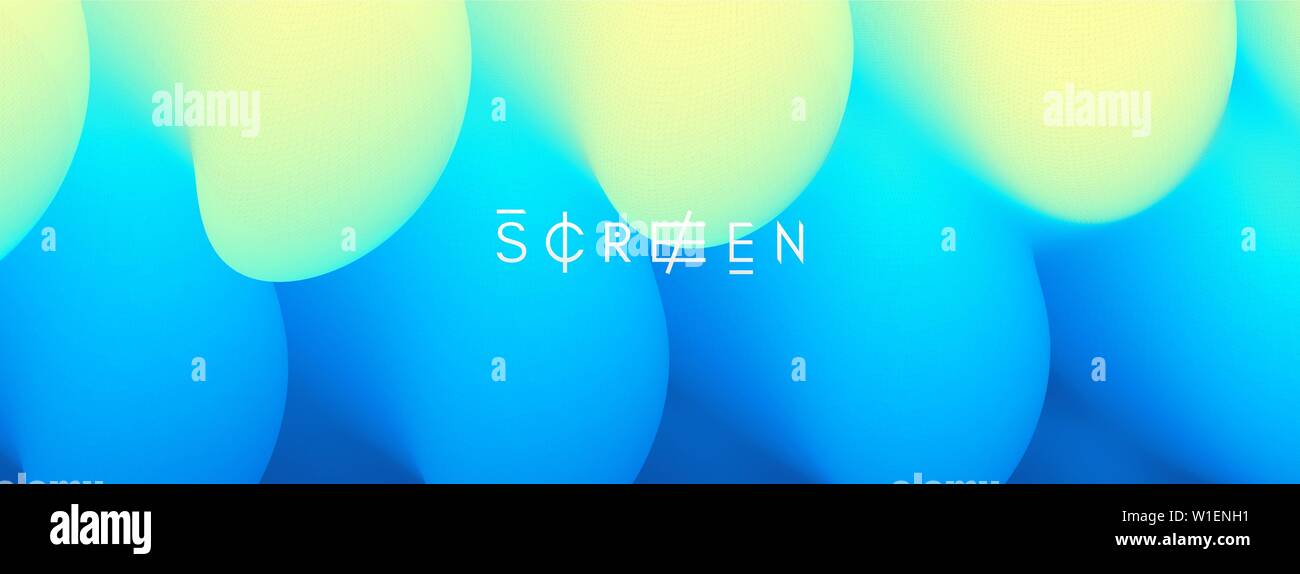 Vector volume background with color gradients. 3d abstract illustration ...