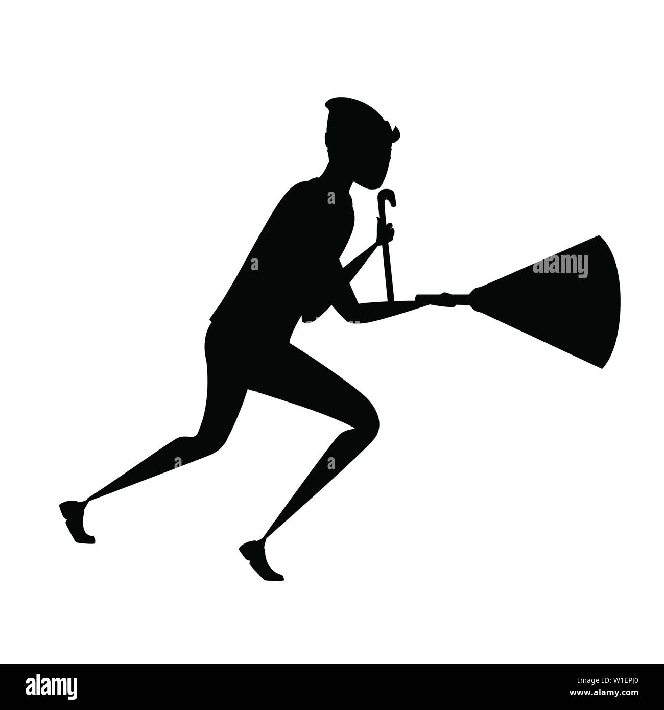 Bank Robber Silhouette