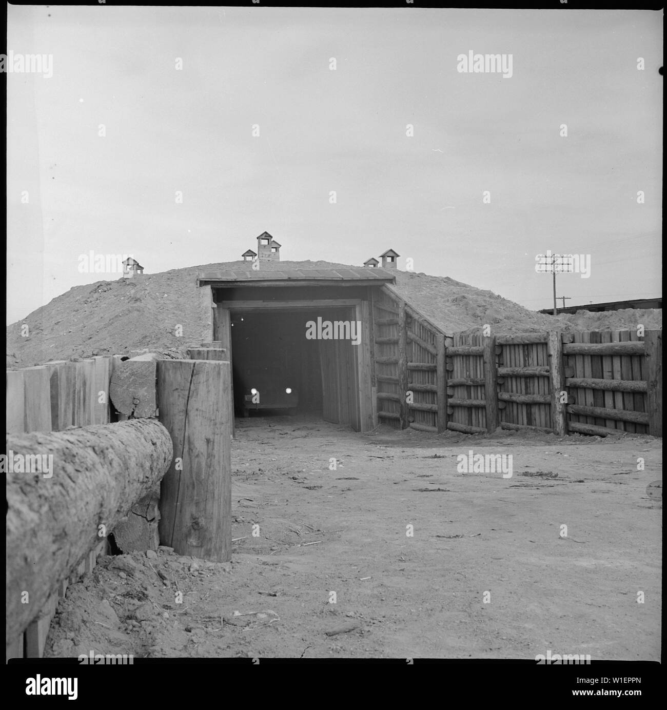 Heart Mountain Relocation Center, Heart Mountain, Wyoming. One of two ...