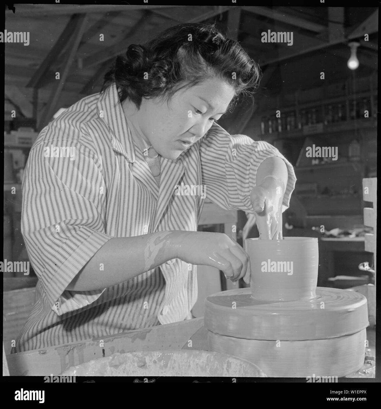 Heart Mountain Relocation Center, Heart Mountain, Wyoming. Minnie ...