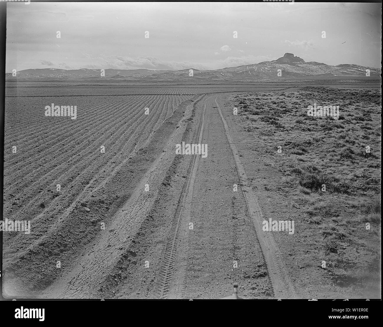 Heart Mountain Relocation Center, Heart Mountain, Wyoming. Showing the ...