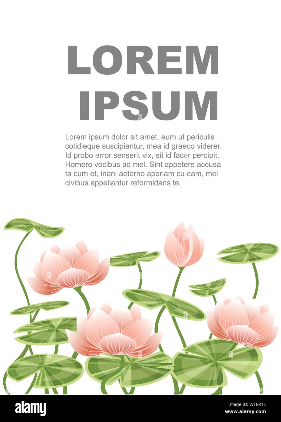 Vertical water composition Stock Vector Images - Alamy