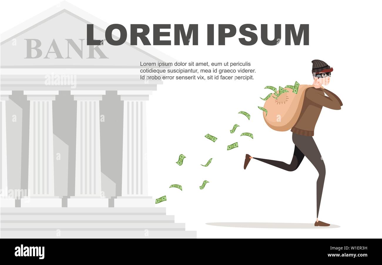 Bank robber cartoon hi-res stock photography and images - Alamy