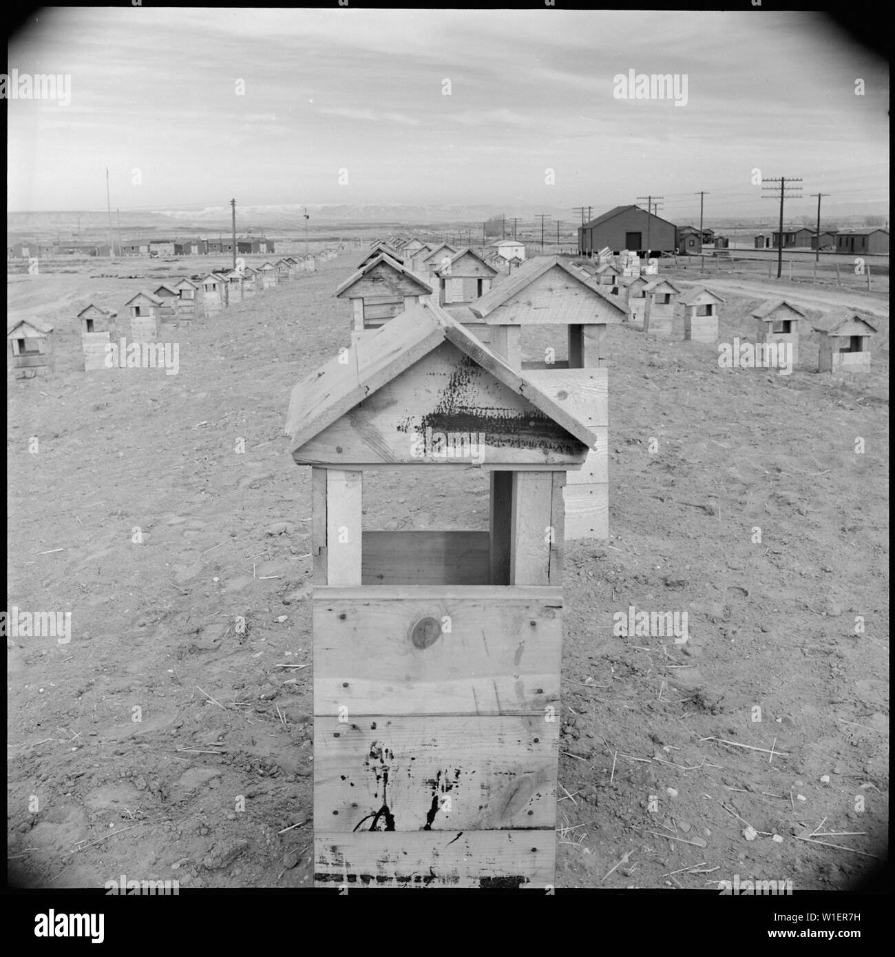 Heart Mountain Relocation Center, Heart Mountain, Wyoming. Ventilation ...