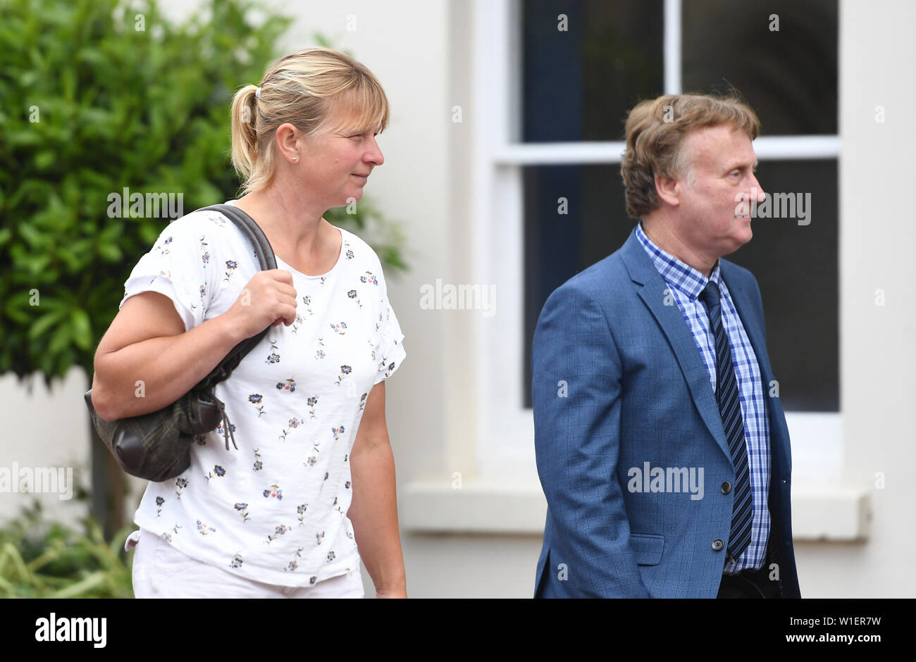Head zoo keeper Katherine Adams (left) and Hamerton Park zoo director ...