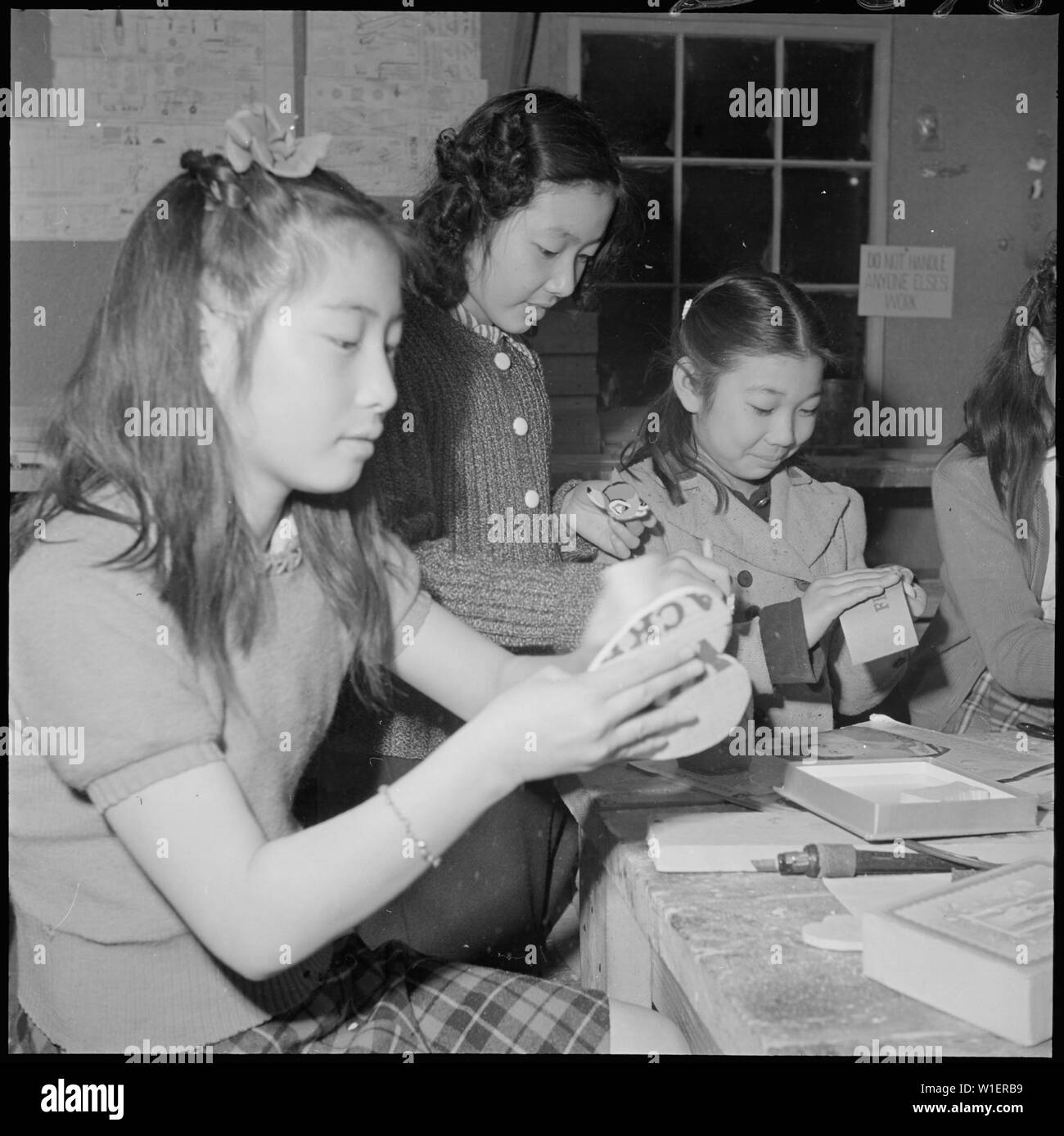 Heart Mountain Relocation Center, Heart Mountain, Wyoming. Young ...