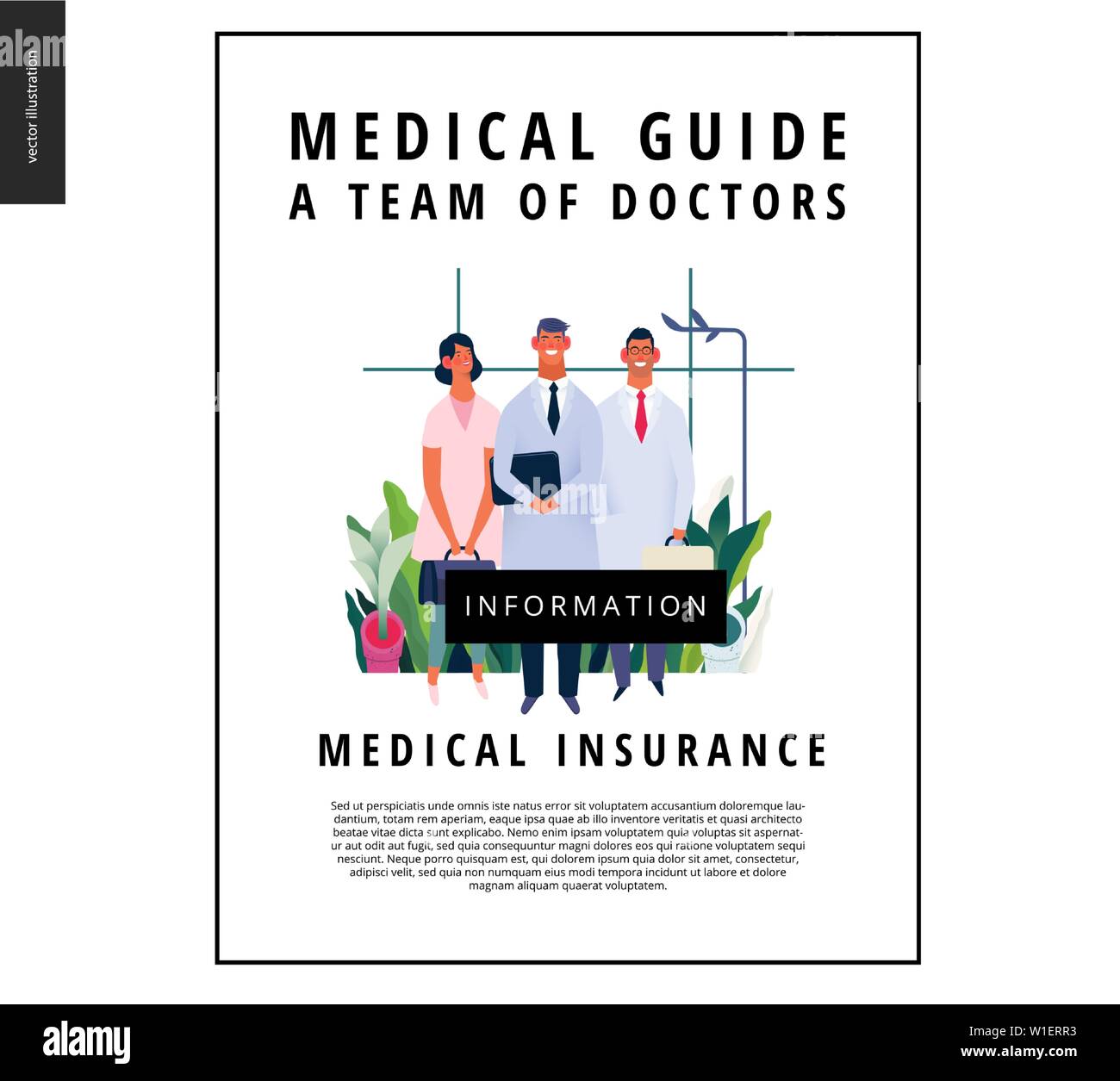 Med team Stock Vector Images - Alamy
