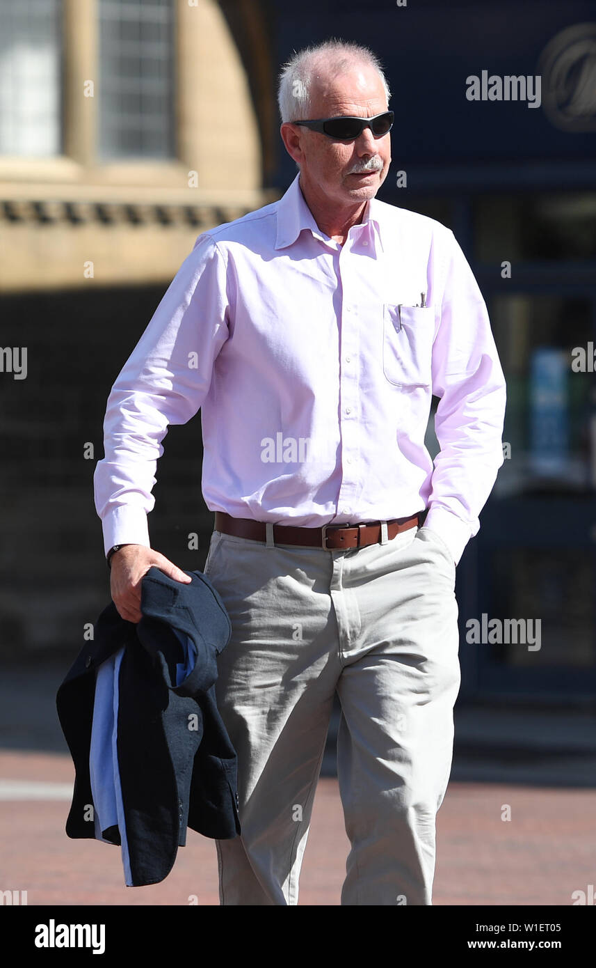Peter King outside Huntingdon Town Hall during the inquest into the ...