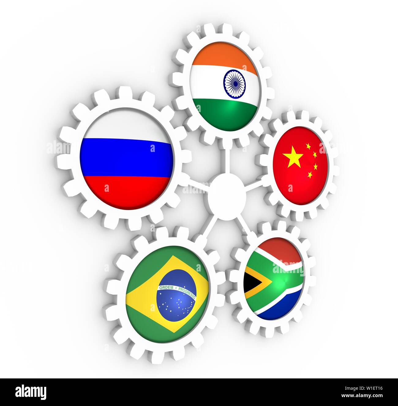Brics symbol Cut Out Stock Images & Pictures - Alamy