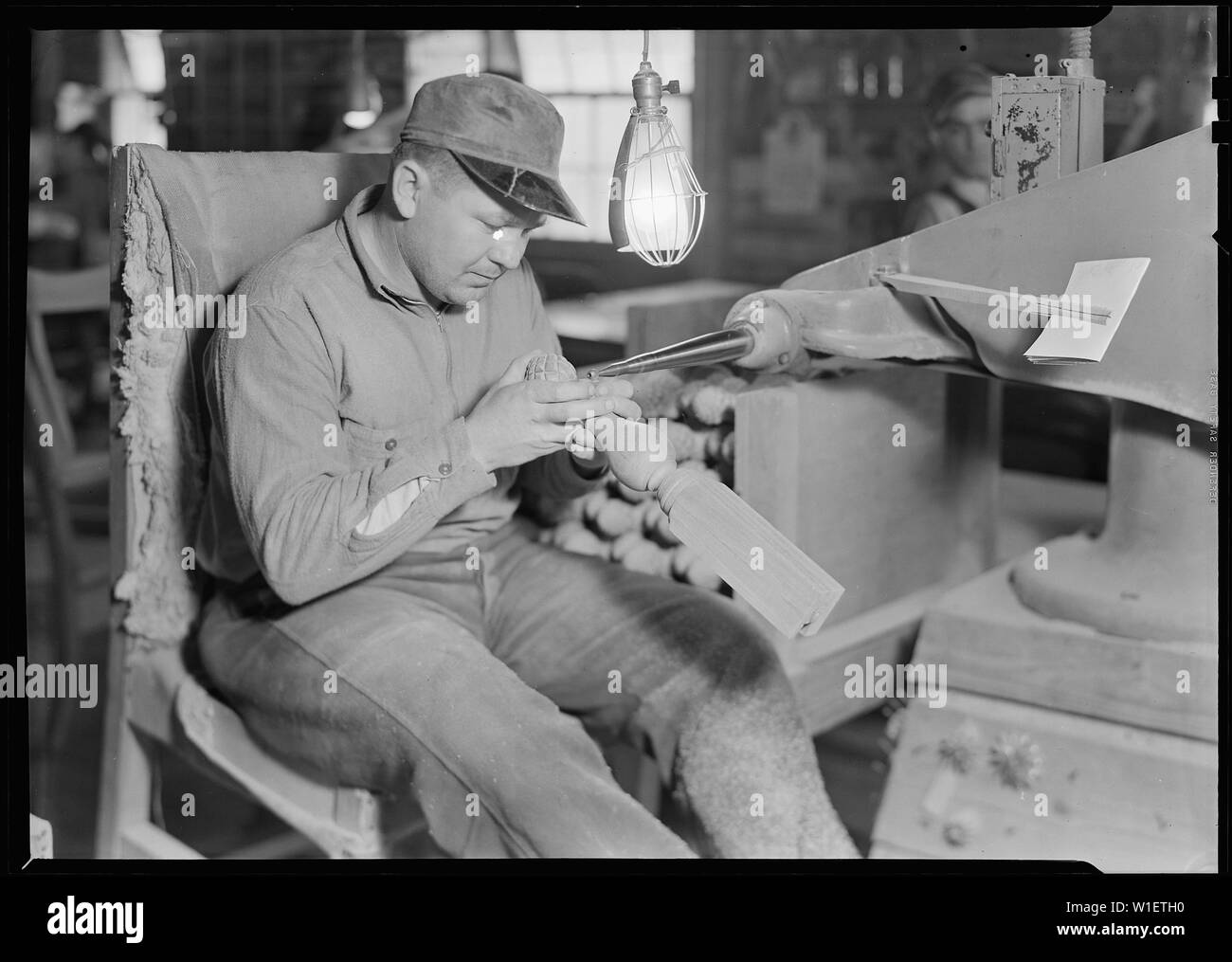 High Point, North Carolina - Upholstering. Tomlinson Chair ...