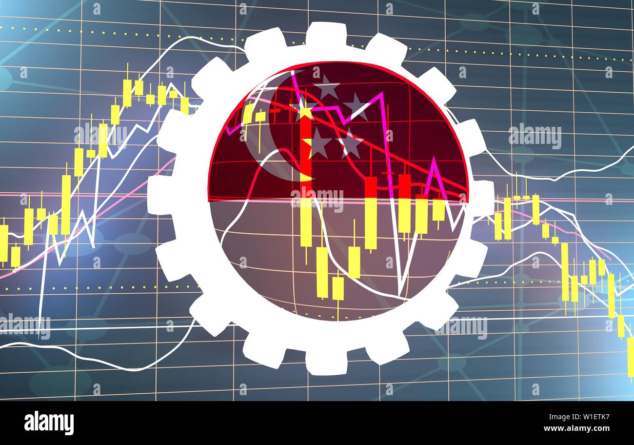 Candlestick stock exchange background Stock Photo - Alamy