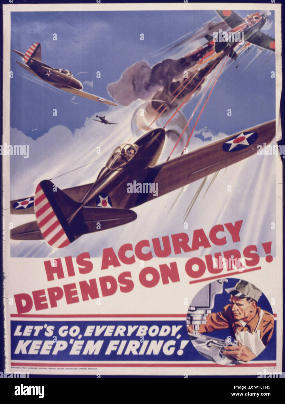 His accuracy depends on ours! Let's go, everybody. Keep `em firing ...