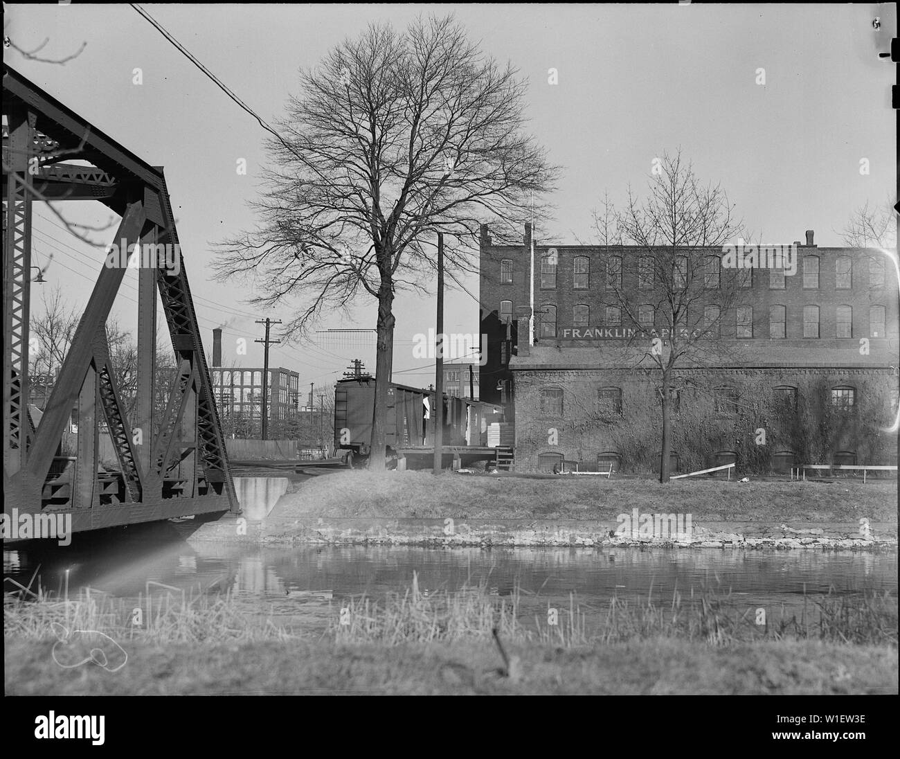 Mt. Holyoke, Massachusetts - Scenes. A very old independent paper mill ...