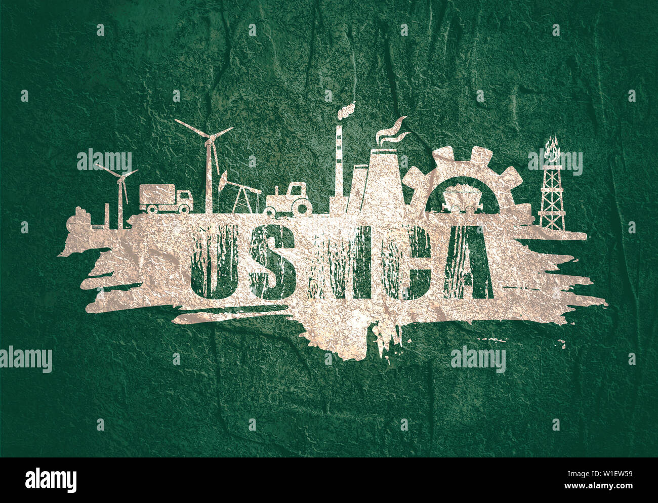 USMCA - United States Mexico Canada Agreement Stock Photo - Alamy