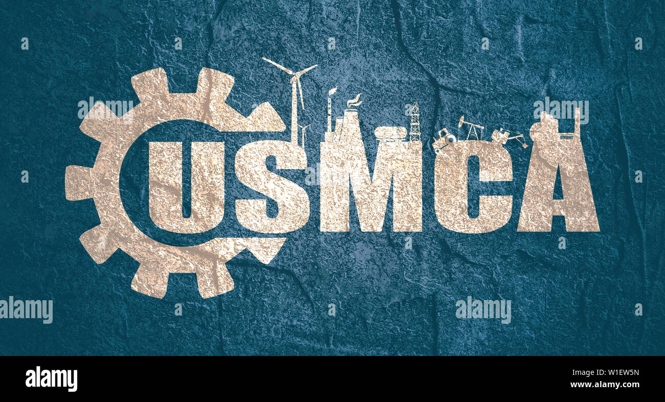 USMCA - United States Mexico Canada Agreement Stock Photo - Alamy